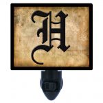 Olde English H - Night Light Designs
