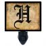 Olde English H - Night Light Designs