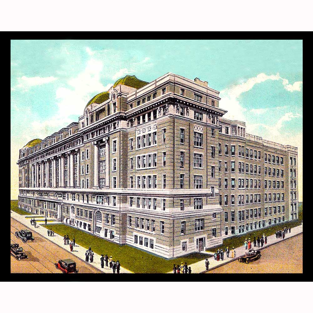 Vintage Cook County Hospital - Night Light Designs